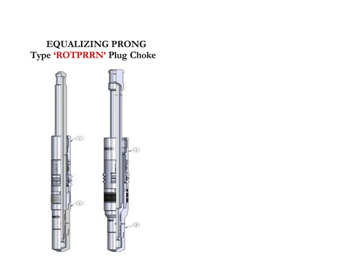 Equalizing Prong Type 'ROTPRRN' PLUG CHOKE | Rebco Oil Tools, Inc.