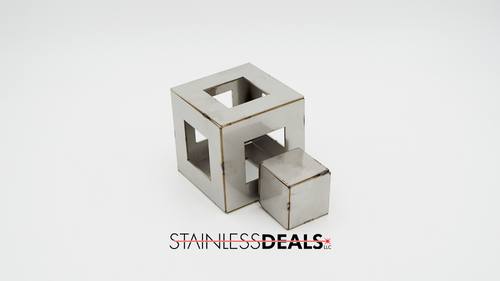 Welding Kit - 4"x4" Cube with 2"x2" with Insert - 14 Gauge 304 ...