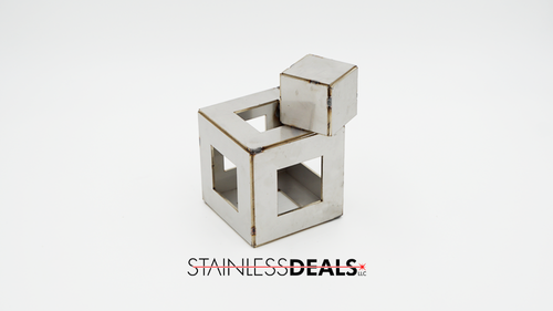 Welding Kit - 4"x4" Cube with 2"x2" with Insert - 10 Gauge 304 ...