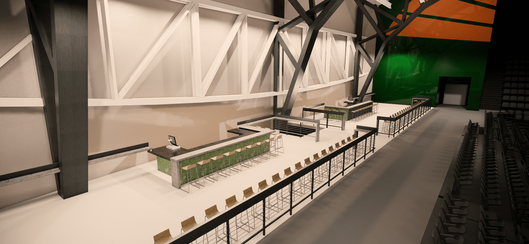 Colorado State University Moby Arena Rails