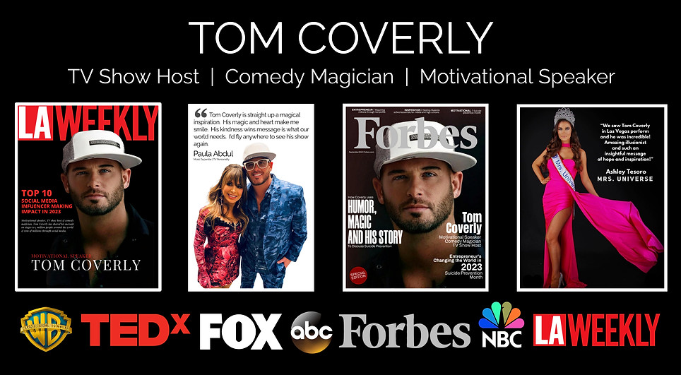 The Illusionist Tom Coverly | Magician | Motivational Speaker | TV show ...