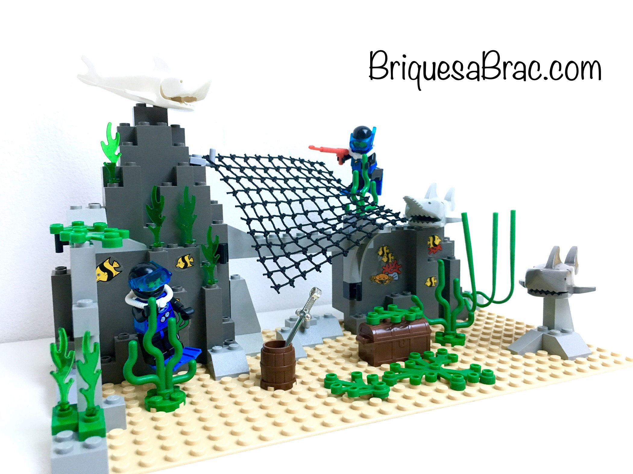 LEGO ® CITY 6558 Shark Cage Cove | briquesabrac
