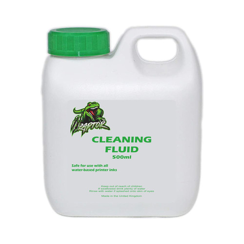 Raptor Printers Printer Cleaning Fluid 500ml | Raptor Printers