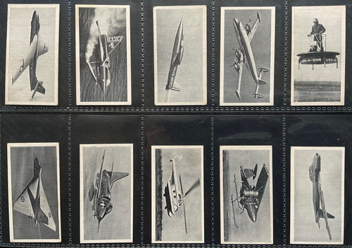 Mitcham Foods Aircraft Of Today Trade Cards | JSCards