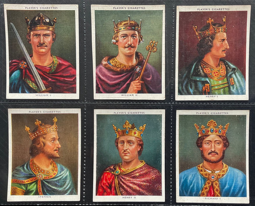 Players Kings & Queens Of England Cigarette Cards | JSCards