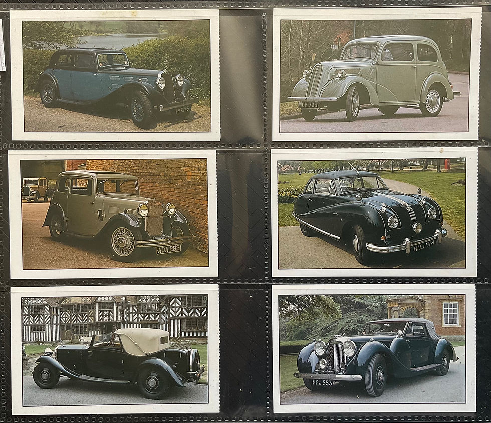 Patrick Garages The Patrick Collection Cars Trade Cards | JSCards