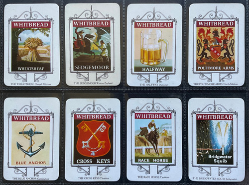 Whitbread Inn Signs Devon & Somerset Trade Cards | JSCards