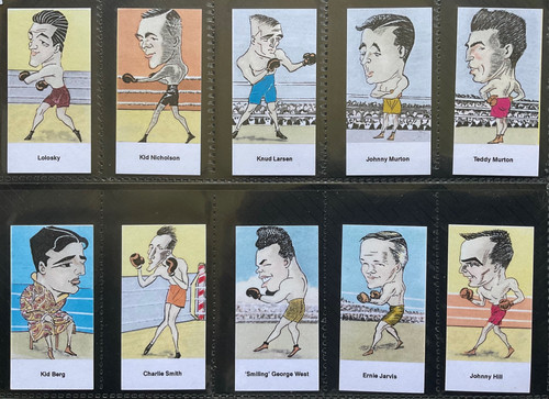 Rowland Boxing Legends Series 1 Trade Cards | JSCards