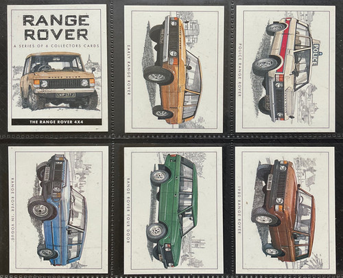 Golden Era Range Rover Trade Cards | JSCards