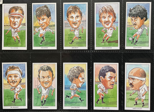 Imperial Publishing England Internationals Rugby Trade Cards | JSCards