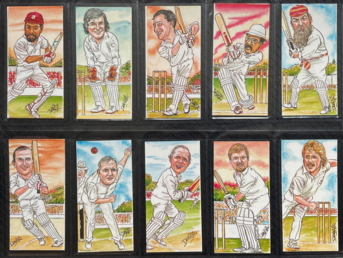 Ritchie & Co Marvels Of The Middle Cricket Trade Cards | JSCards