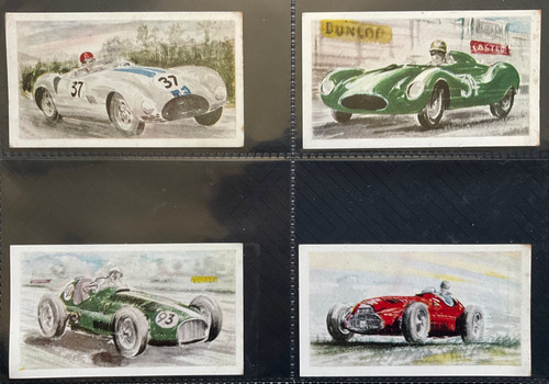 Castrol Oil Racing Cars Trade Cards | JSCards