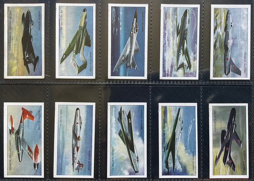 Jones Jet Aircraft Of The World Trade Cards | JSCards