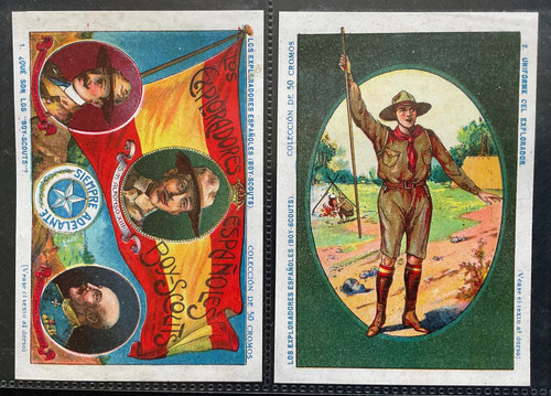Piperazina Los Exploradores Españoles Boy Scouts Spanish Issue Trade ...