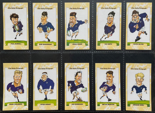 Daily Telegraph Scotland Rugby World Cup 1995 Trade Cards | JSCards