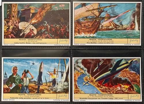 Liebig Reaction Propulsion Trade Cards | JSCards