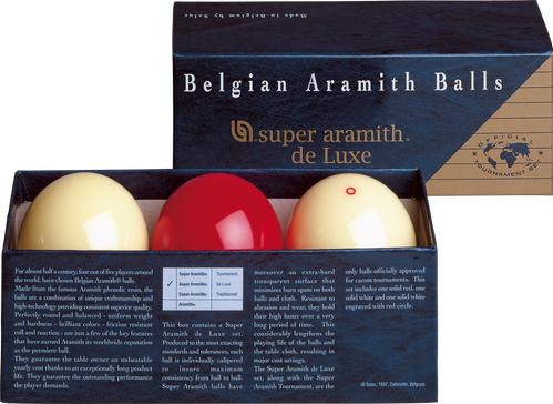 Aramith Super de Luxe Carom Pool Ball Set
