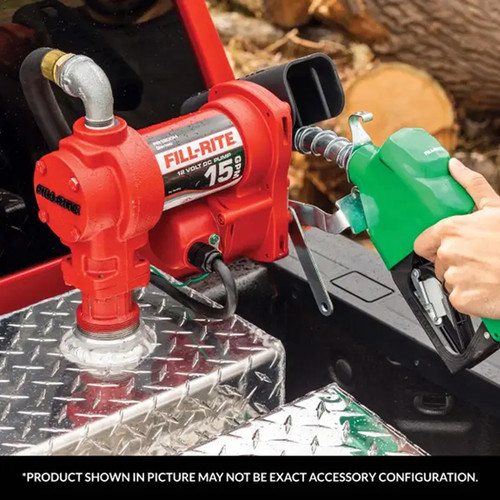 Fill Rite 12V DC 15 GPM Fuel Transfer Pump with Automatic Diesel Nozzle ...