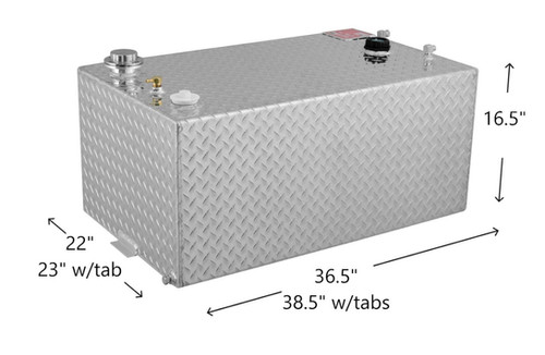 RDS 55 Gallon Aluminum Transfer Fuel Tank | Midway Tanks