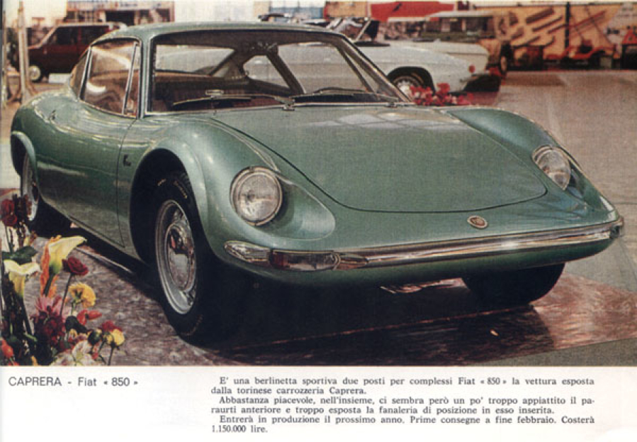 1966 Caprera 850 Berlinetta