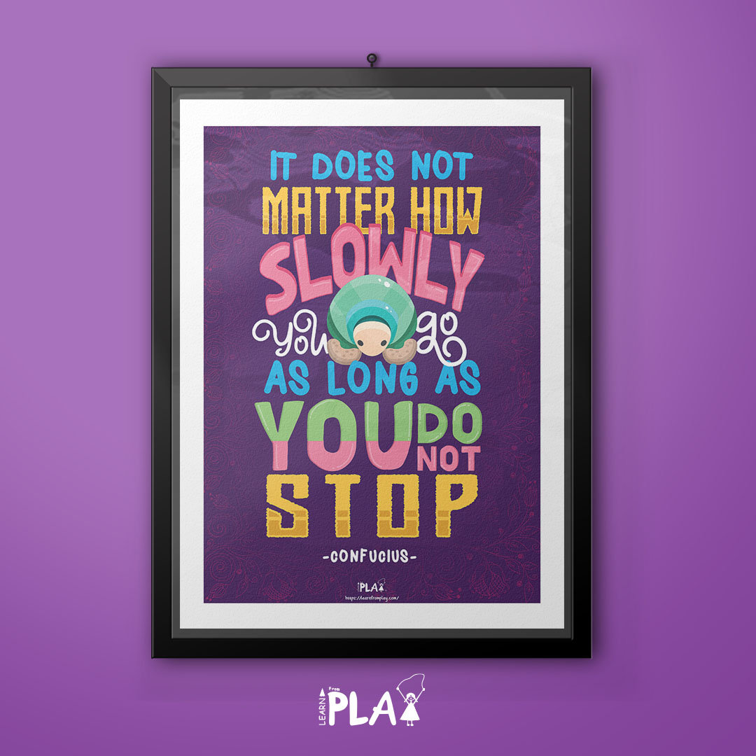 Original Artwork Poster – Do Not Stop | Learn From Play 2025