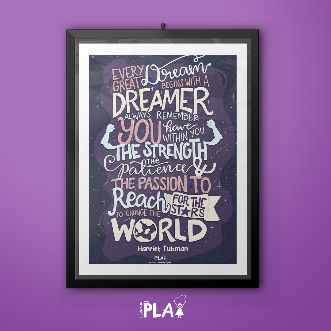 Original Artwork Poster – Dreamers | Learn From Play 2025