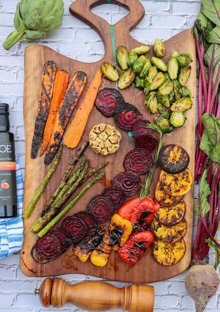 Balsamic Fire Roasted Vegetables | Smoked Veggies | Smoked Veggies Recipe