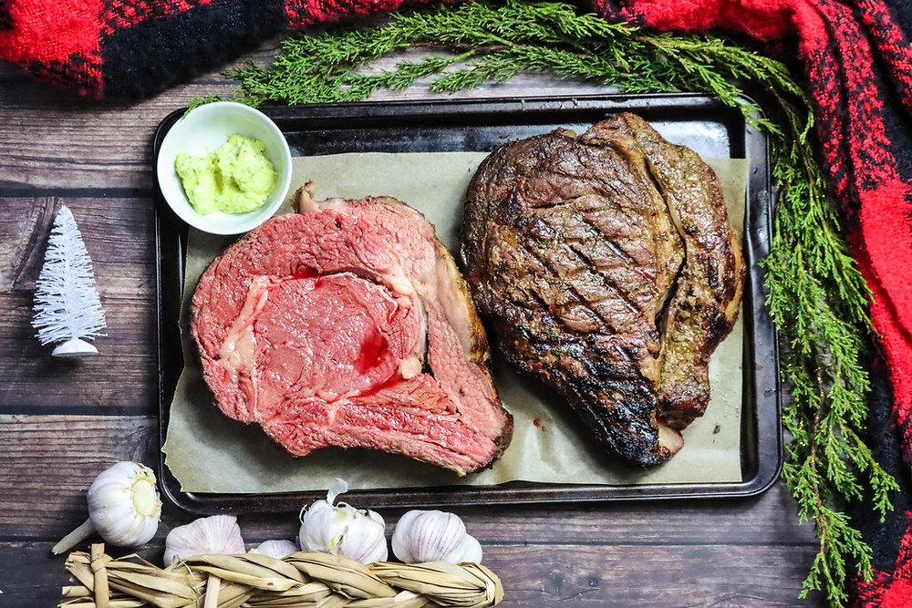 Butter Crusted Prime Rib Roast | Smoked Prime Rib Roast | Holiday Prime ...