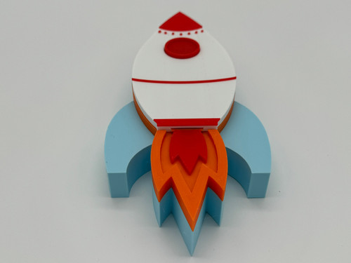 Rocket Ship Puzzle Box | Lux Layers