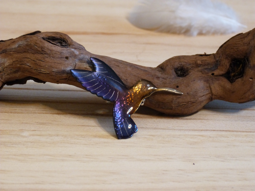 Broche Colibri multicolore | favolea