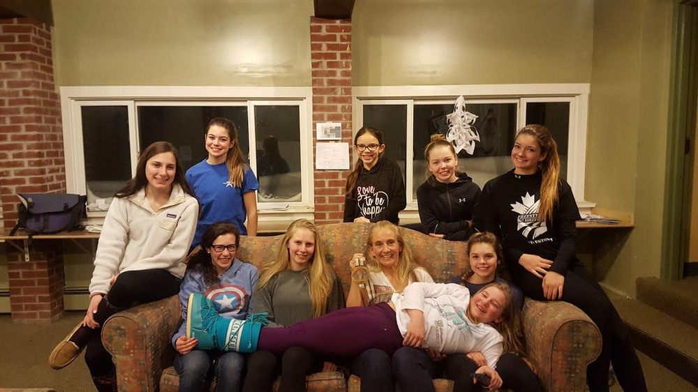 A special visit with gold medal winner Donna Weinbrecht