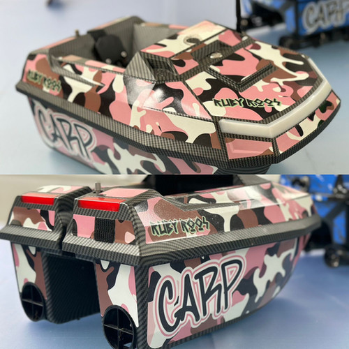 Bait Boat Graphics Kit Camo | Ruby Roos