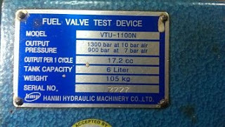 hanmi hydraulic machinery co. ltd VTU-1100N and VTU1100N FUEL VALVE ...
