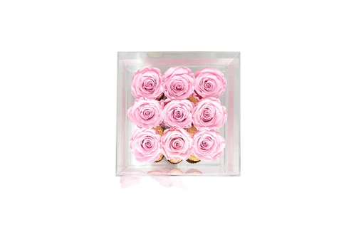 Small Acrylic Premium Preserved Roses | Lovely Roses