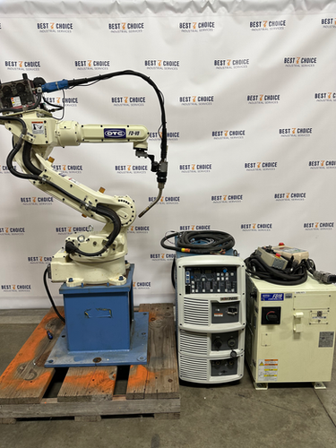 OTC FD-V8 Welding Robot W/ FD19 Controller and Welbee P400 Welder | BC ...