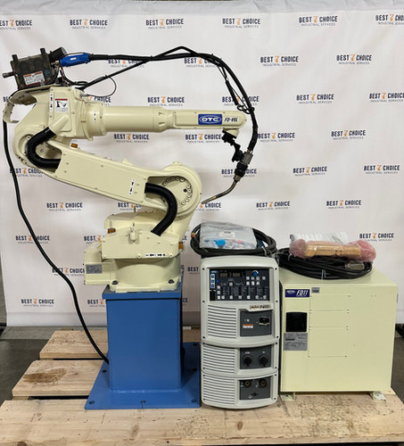 OTC FD-V6L Welding Robot W/ FD11 Controller and Welbee P400 Welder | BC ...