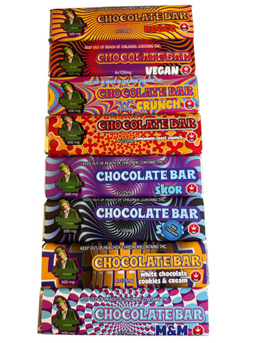 Willy Wonka Bars 500MG | Luxury Bud