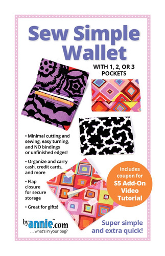 ByAnnie Sew Simple Wallet Pattern | Kaela’s Patch