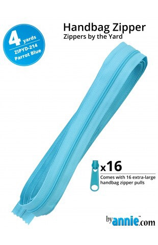 ByAnnie Zipper by the Yard - Parrot Blue | Kaela’s Patch