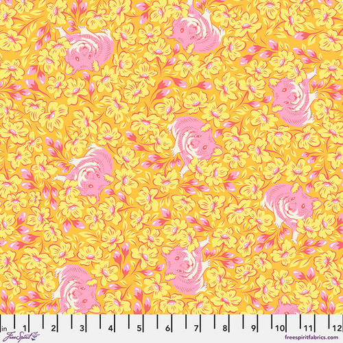 Tula Pink - Besties Collection - PWTP218.Buttercup | Kaela’s Patch