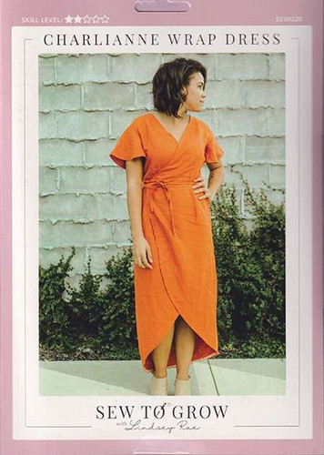 Sew To Grow - Charlianne Wrap Dress- Printed Pattern | Kaela’s Patch