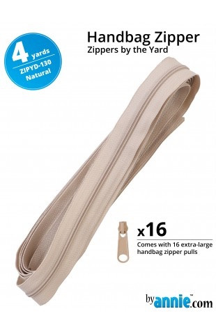 ByAnnie Zipper by the Yard - Natural | Kaela’s Patch