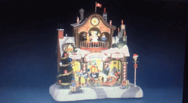 lemax santas workshop coloring pages