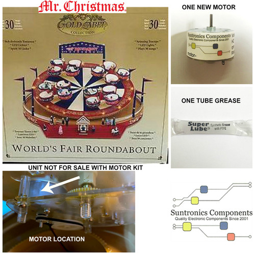 Mr. Christmas World's Fair Roundabout (Tea Cup) | Happy Holidays Parts