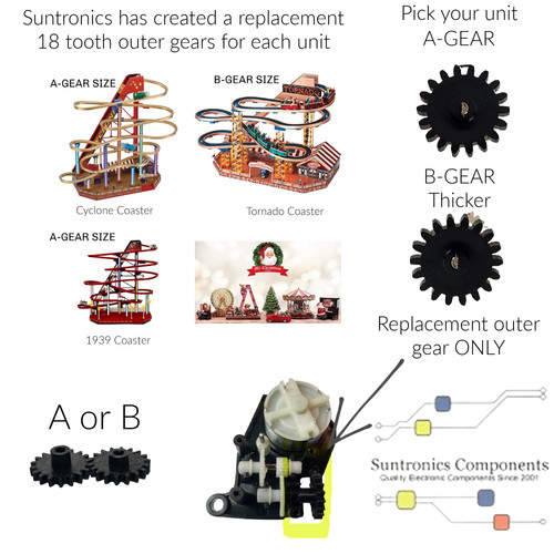 (K)MR. CHRISTMAS OUTER 18TOOTH GEAR FOR ROLLER COASTER | Happy Holidays ...