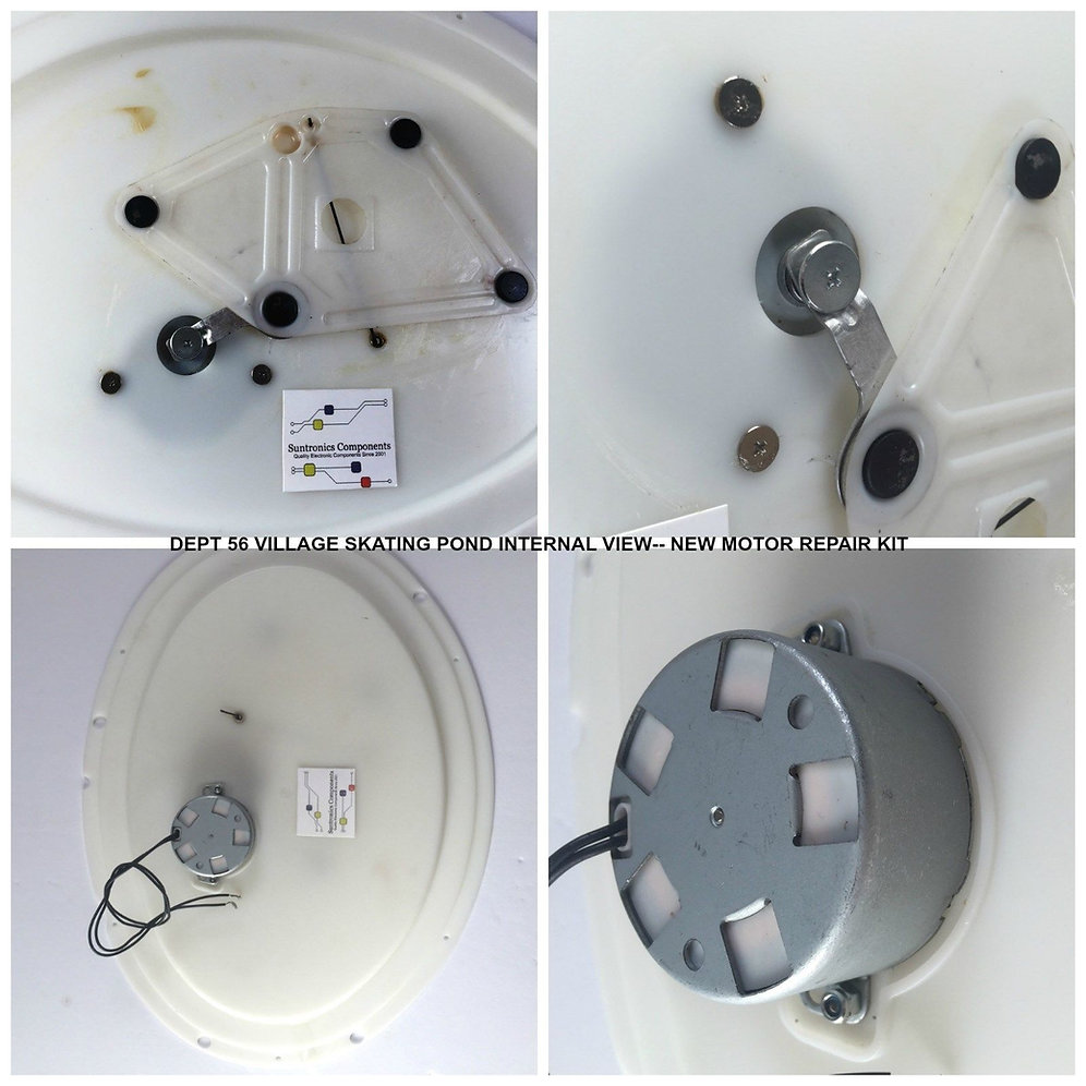 Department 56 Dept56 Snowbabies Animated Skating Pond - REPLACEMENT ...