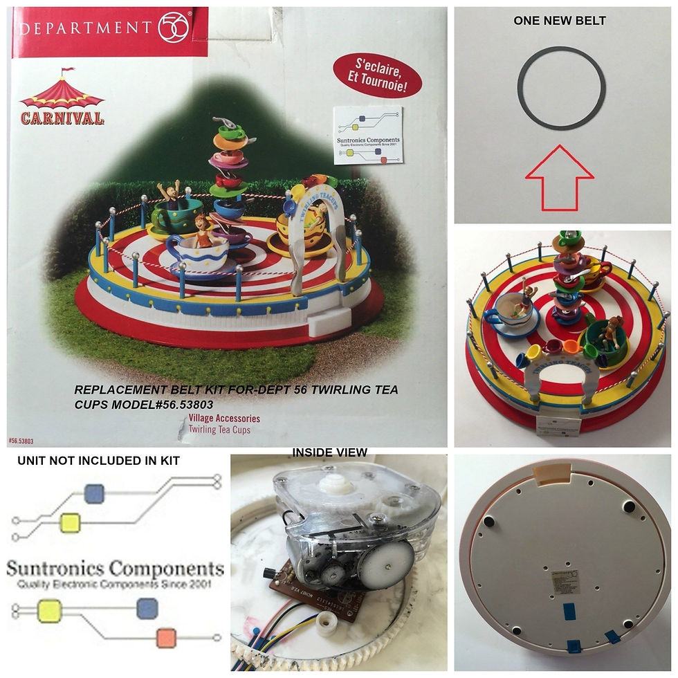 mr.christmas, dept 56, lemax , trendmasters parts and repair 4/6