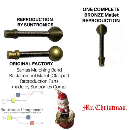 C/YB6WJ/0013 /0014 Mr. Christmas reproduction Bronze Oem Marching Band ...