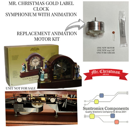 Mr. Christmas Gold Label Clock Symphonium Animation Motor kit | Happy ...