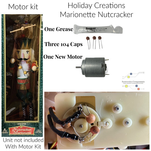 Holiday Creations Marionette Nutcracker motor kit | Happy Holidays Parts